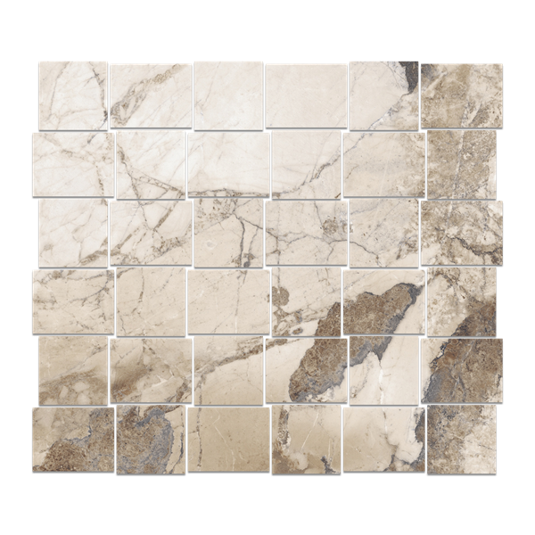 Persian Brown 30x30 cm || 12x12" Mosaic Basquetwave